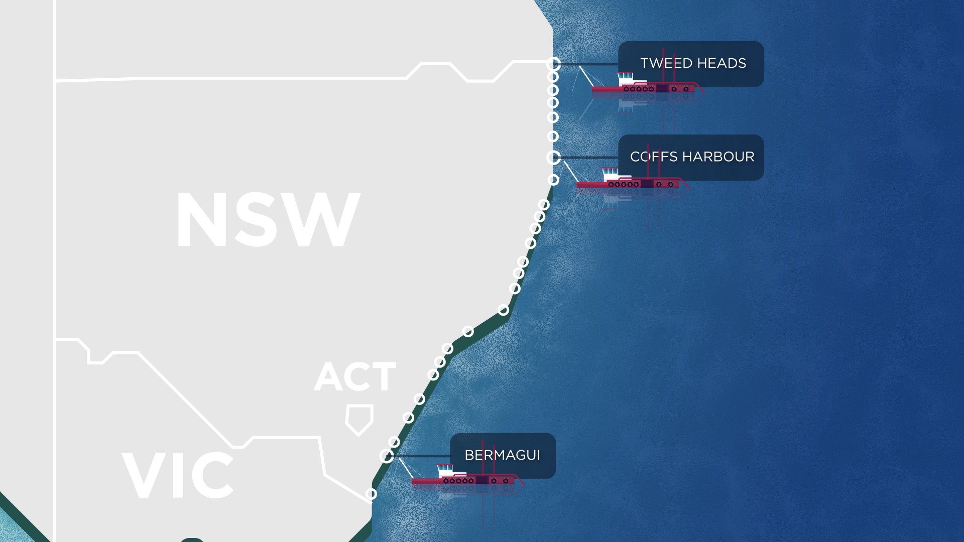 Dredging around Australia - moving maps - Swash